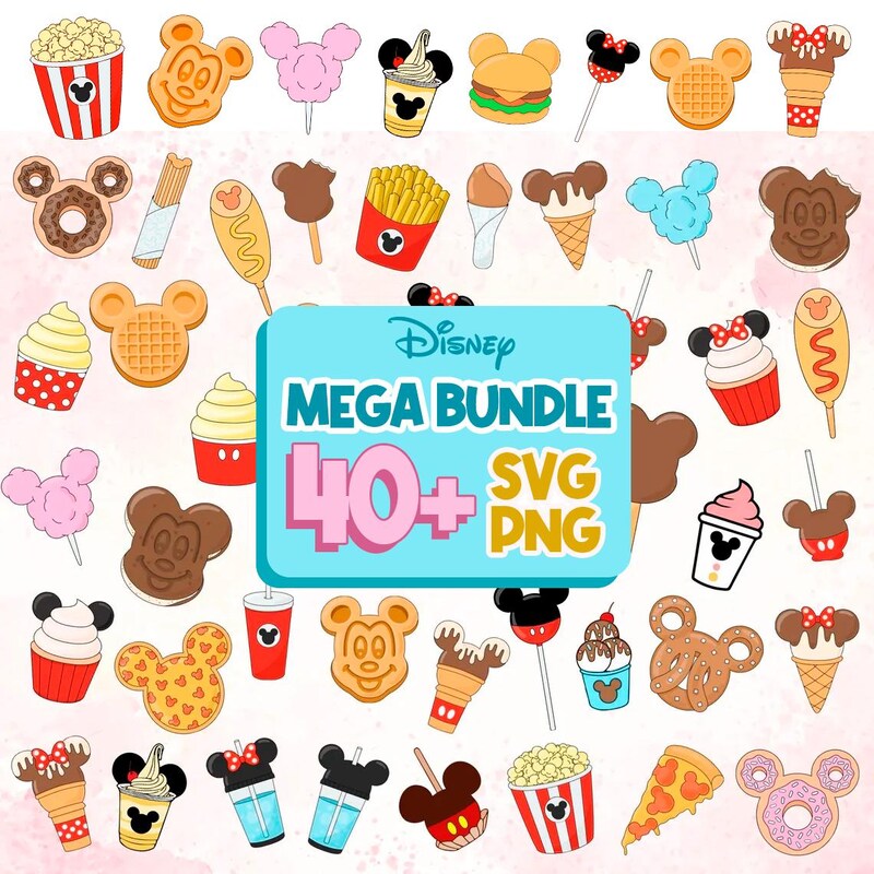 Mickey Snacks Svg - Etsy