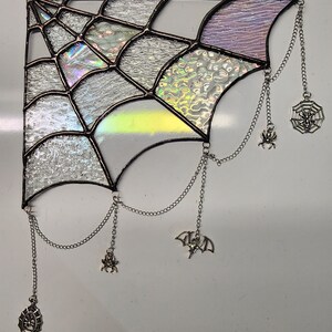 Stained Glass Window Corner Spider Web - Etsy