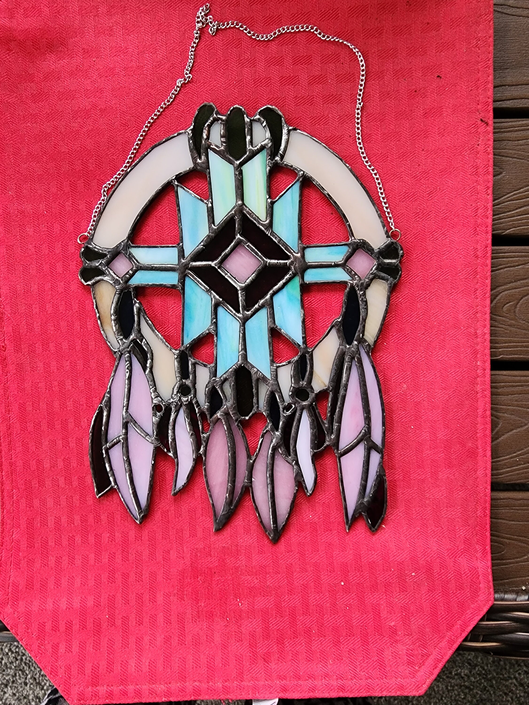 Stained Glass Dream Catcher, Native Pride, Indigenous People - Etsy