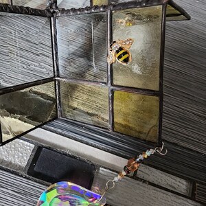 Stained Glass Spinner, Whirly Gigs, Summer, Simulated Bumble Bee Hive ...
