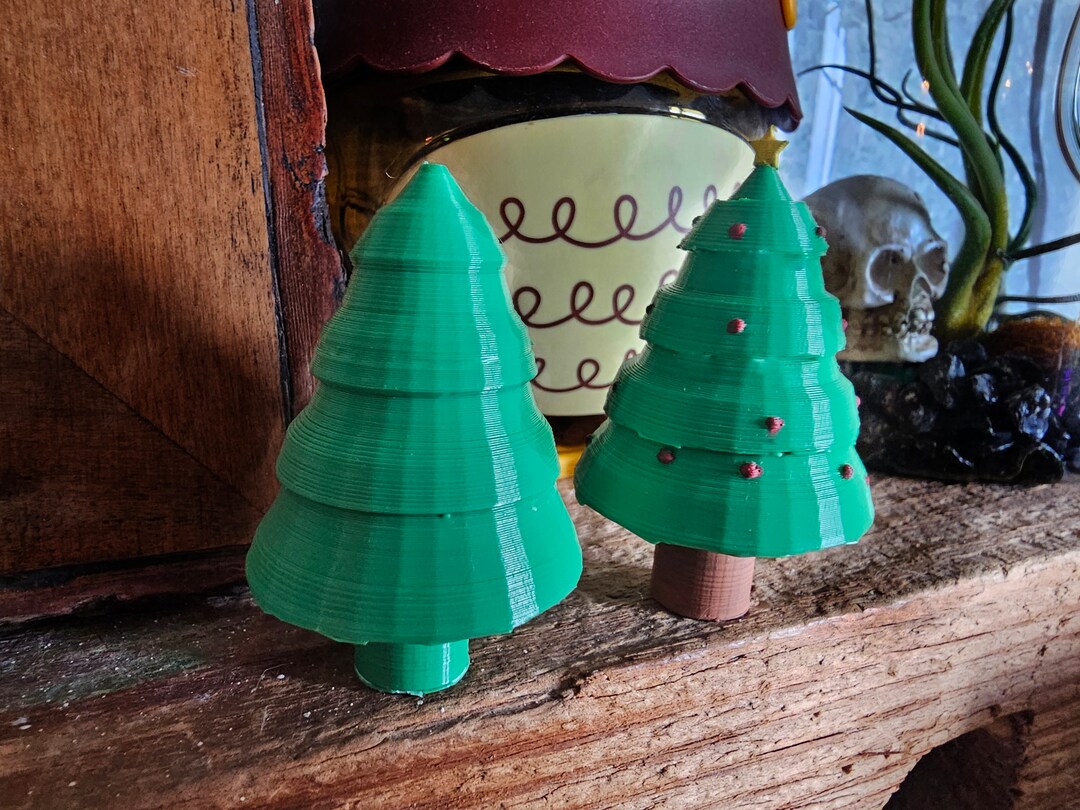 Mini 3D Printed Christmas Trees / Xmas Decor / Cute Decor - Etsy