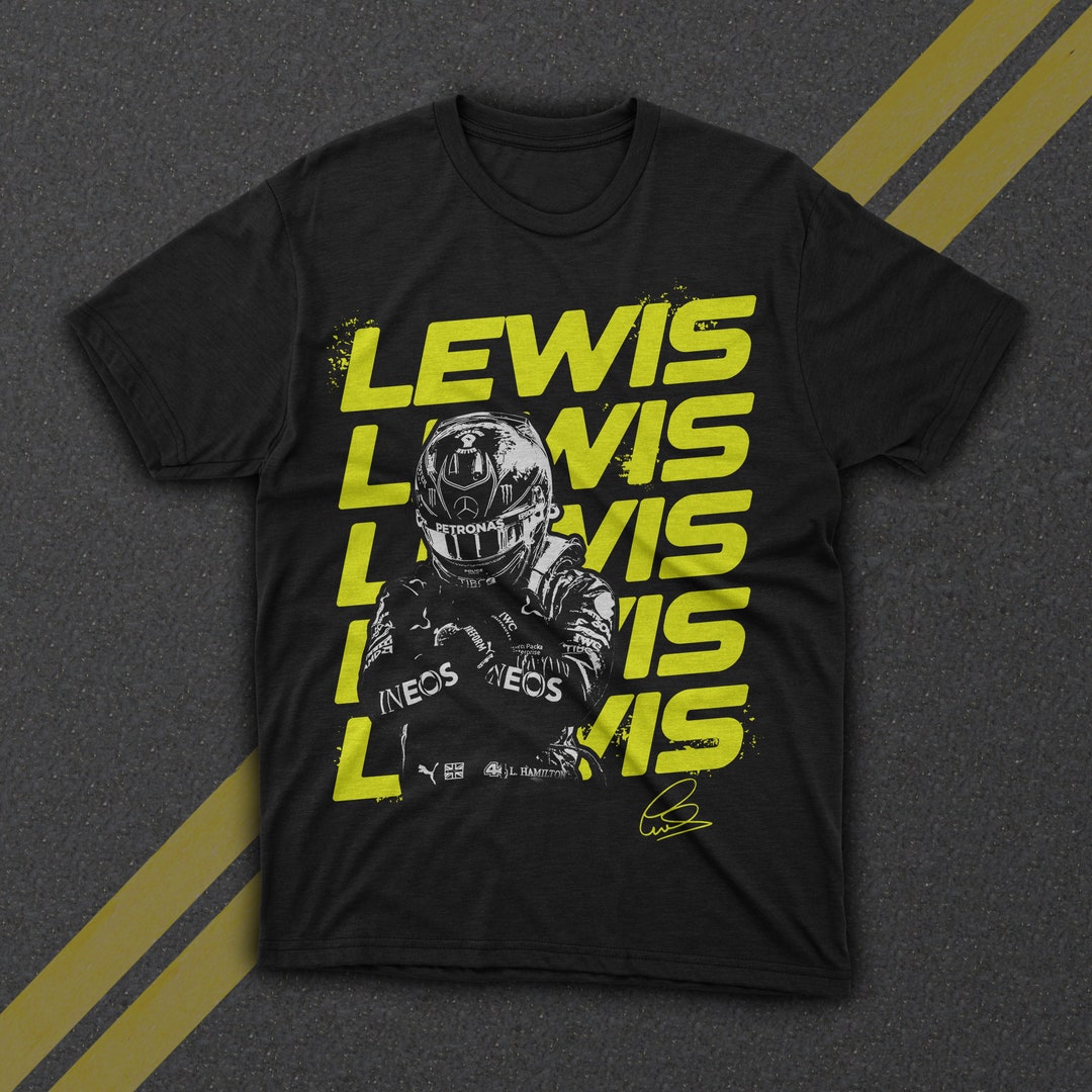Lewis Hamilton Formula 1 T-shirt Mercedes F1 Top Hamilton 2023 F1 Tee ...