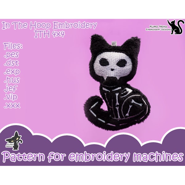 Skeleton Plush Keychain - Etsy