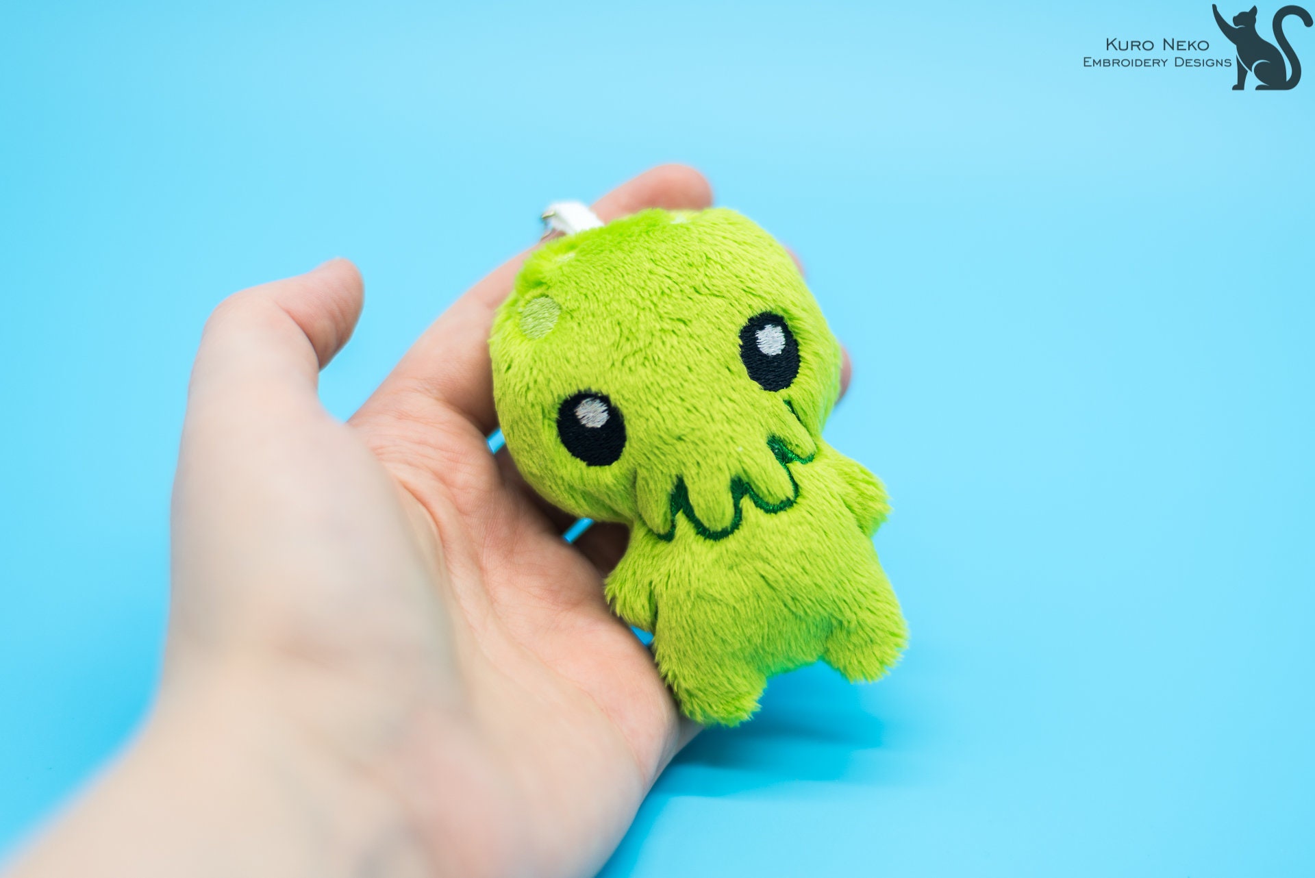 In the Hoop - Digital ITH Plush Pattern | Keychain Cute Cthulhu 4x4 H.P ...