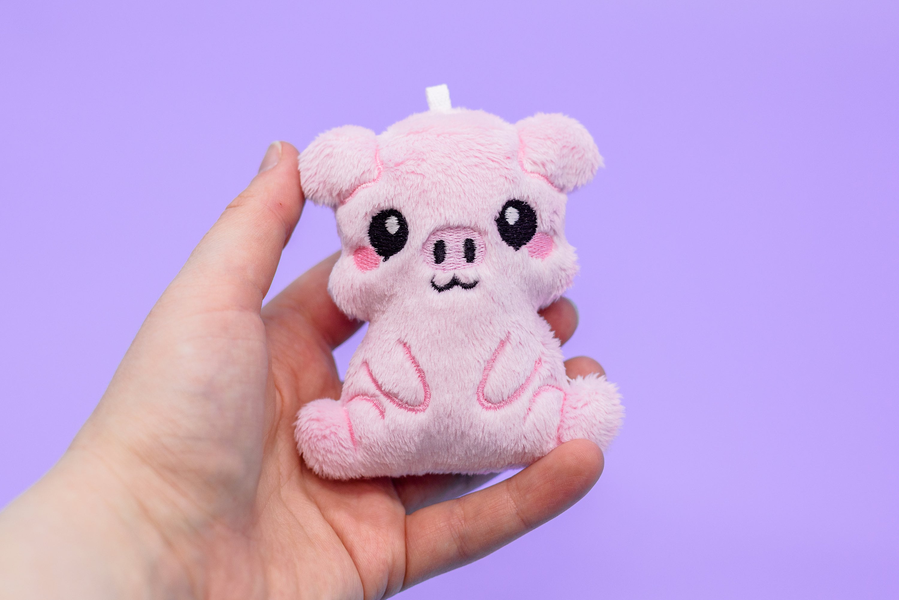 In the Hoop Digital ITH Plush Pattern Chibi Pig One Hoop - Etsy