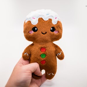 In the Hoop - Digital ITH Plush Pattern | Christmas Gingerbread Man ...