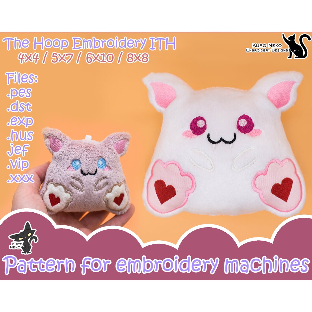 In the Hoop - Digital ITH Plush Pattern | Plush Cute Bigfoot | Cute ...