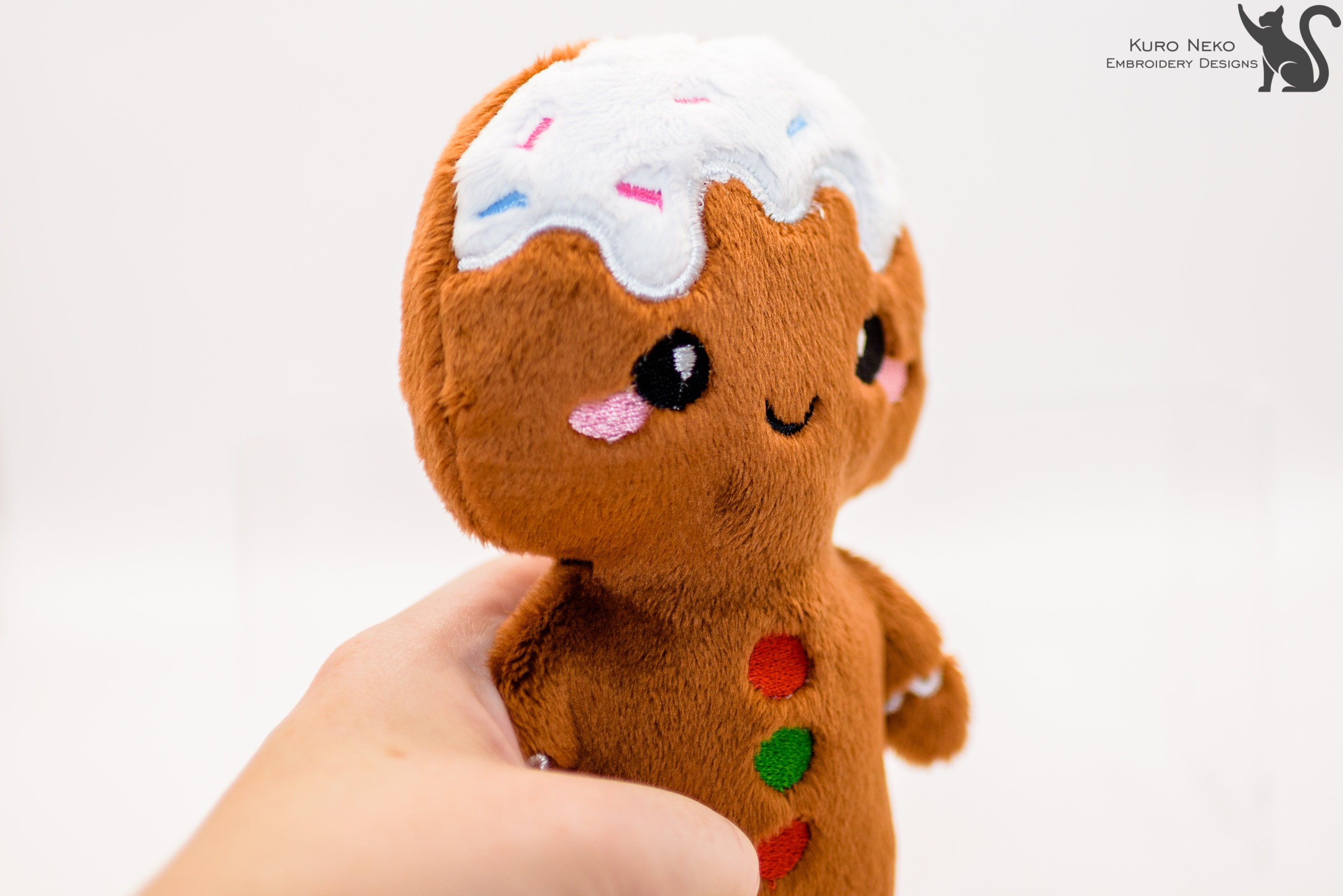 In the Hoop - Digital ITH Plush Pattern | Christmas Gingerbread Man ...
