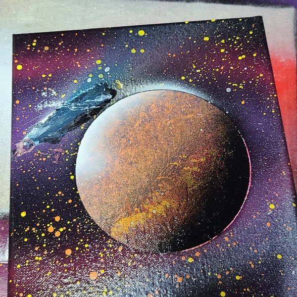 Spray Paint Art Planet - Etsy