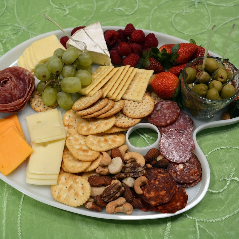 Painted Charcuterie Plate - Etsy