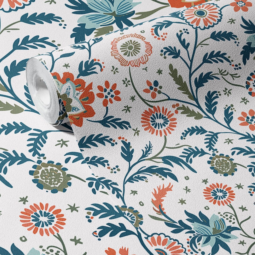 Wallpaper Removable Peel & Stick or Permanent Traditional Wallpaper ...