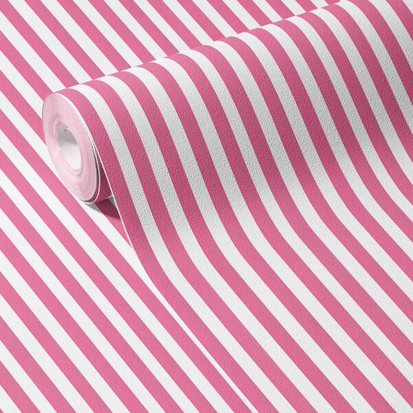 Pink Stripe Wallpaper - Etsy