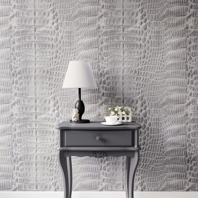 Black Crocodile Wallpaper - Etsy