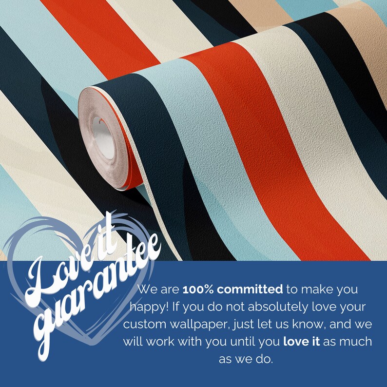 Wallpaper Retro Victorian Striped Luxury Decor Vintage Stripe - Etsy