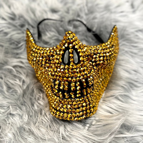 Gold Skull Mask - Etsy