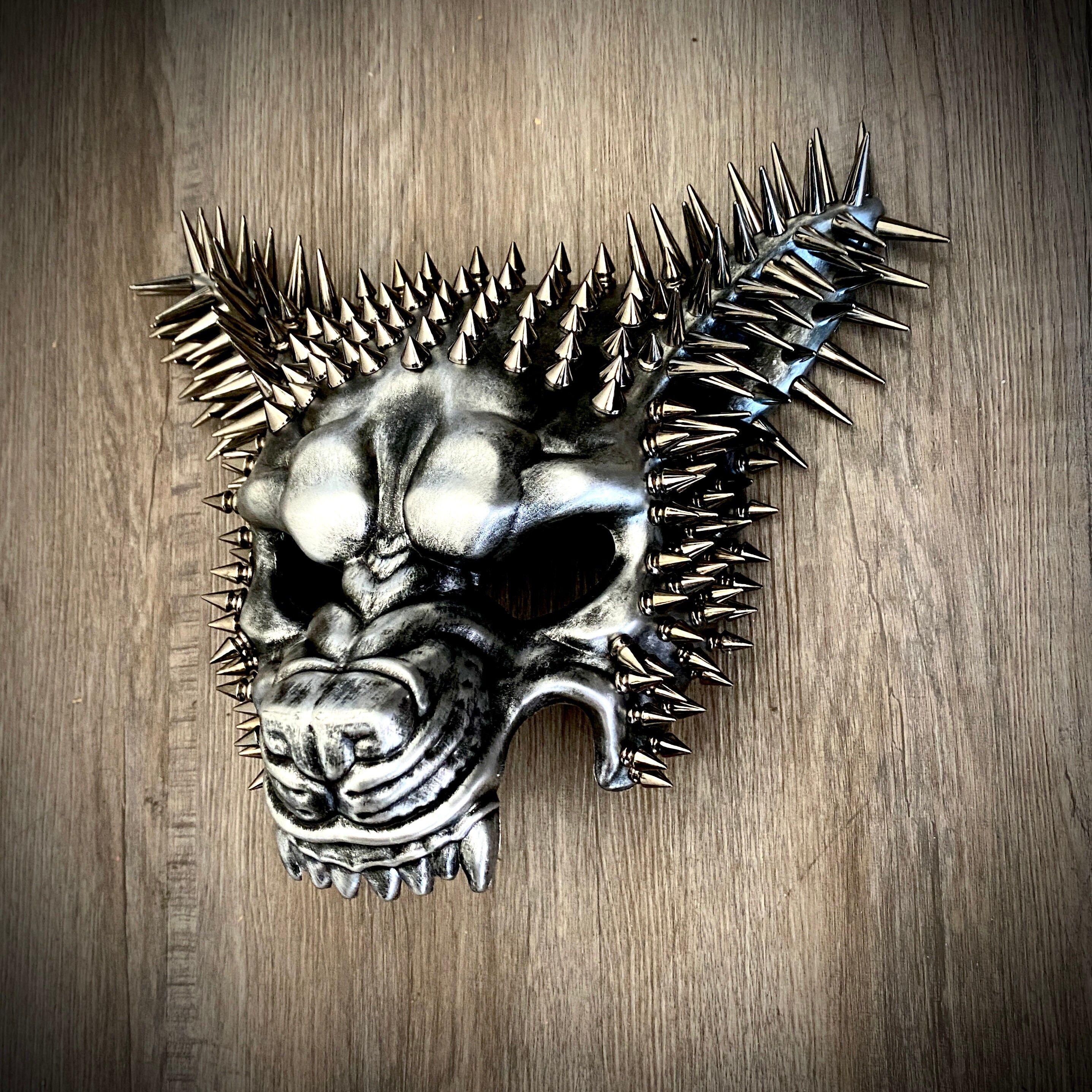 Steampunk Horror Devil Spike Couple Mask Horror Devil Spike - Etsy ...