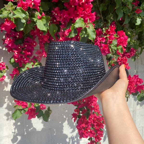 Rhinestone Cowboy Hat - Etsy
