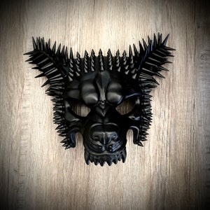 Steampunk Horror Devil Spike Couple Mask, Horror Devil Spike Masquerade ...