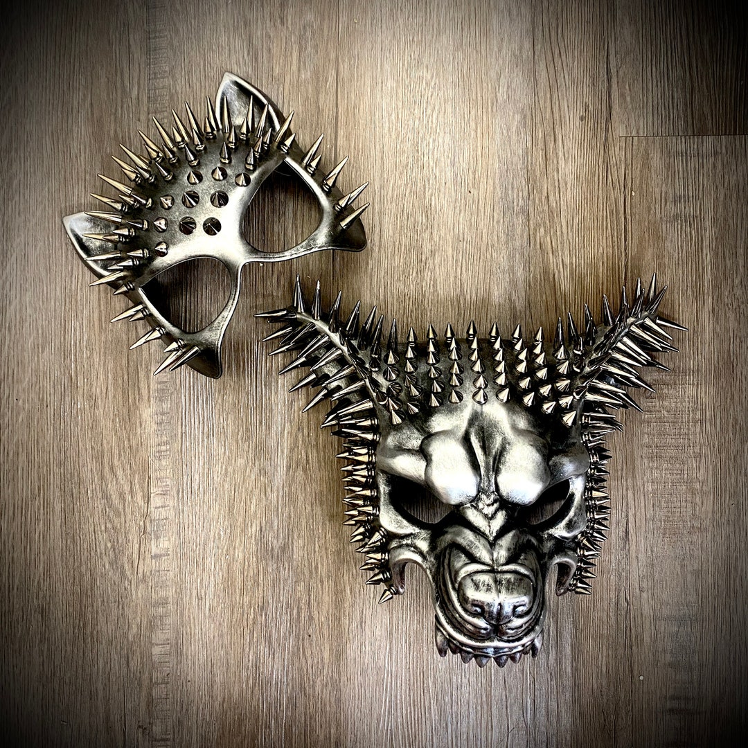 Steampunk Horror Devil Spike Couple Mask Horror Devil Spike - Etsy