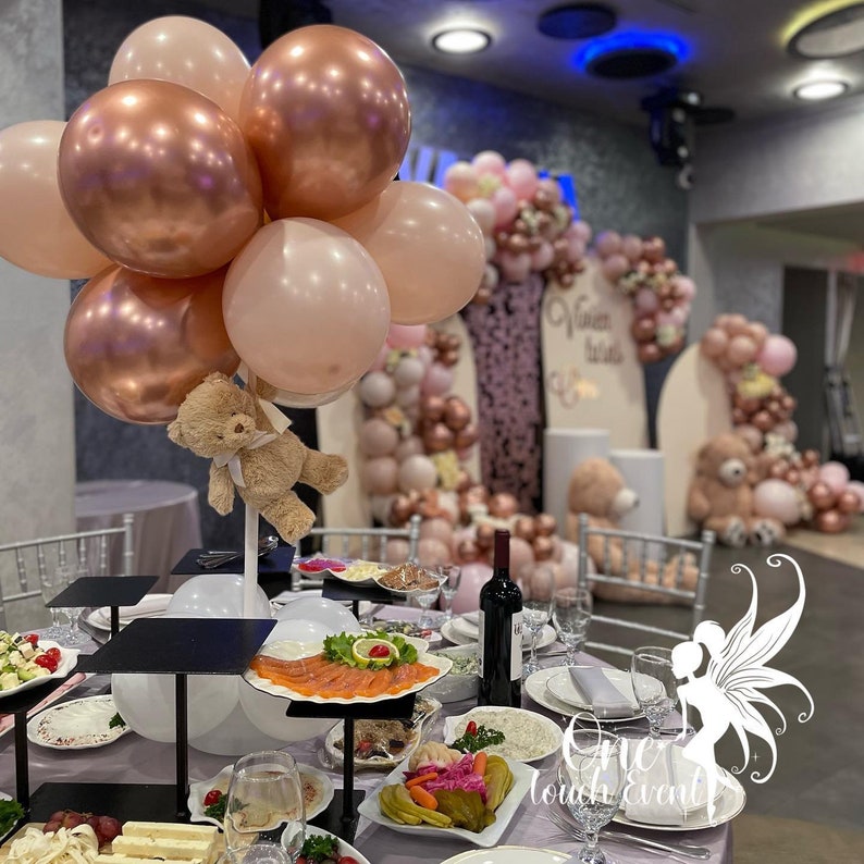 Teddy Theme Birthday Decorations Kits for Boys and Girls With Glitter ...