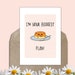 I'm Your Biggest Fan! Dessert Flan Pun Greeting Cards, Gift for Her ...