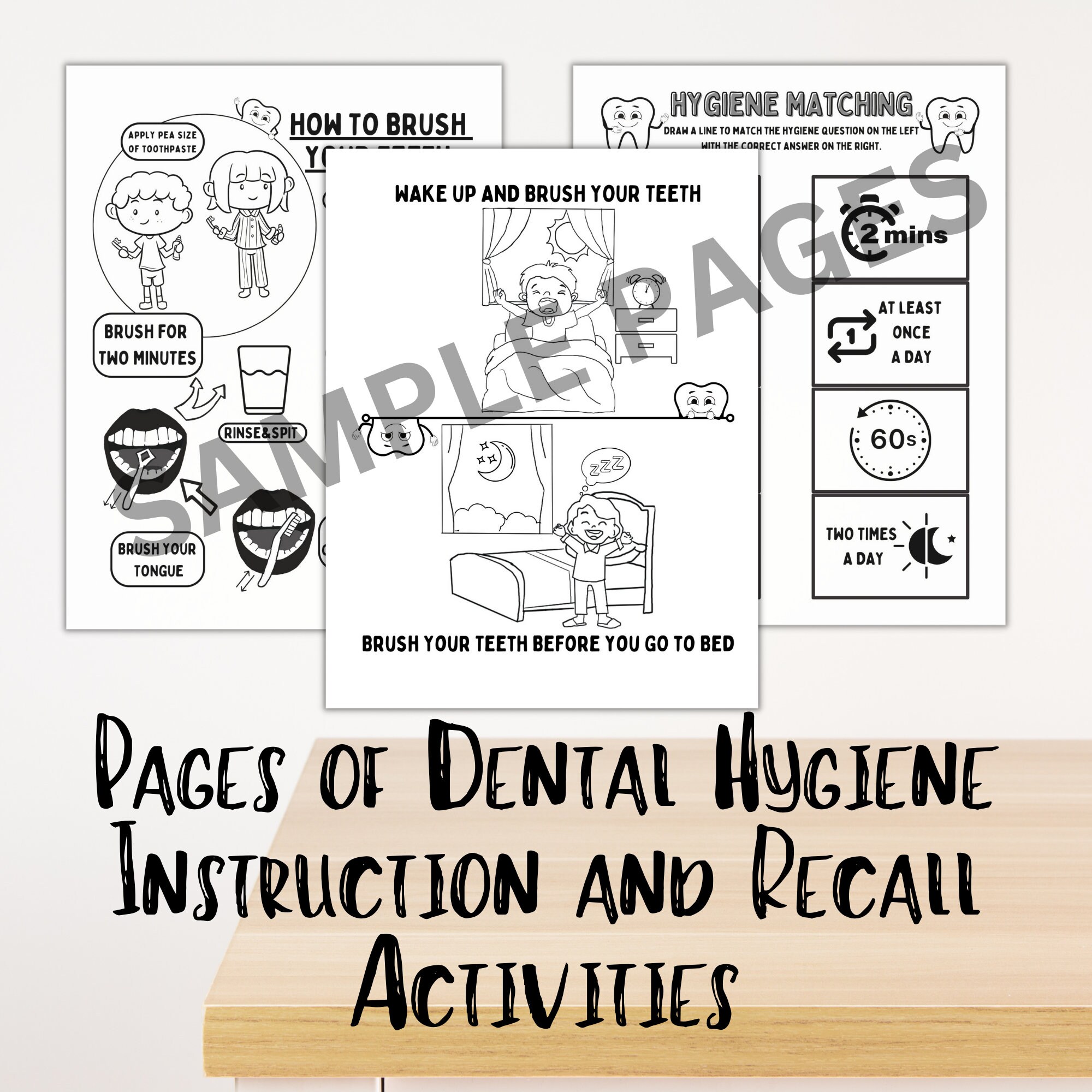 A Journey to Dental Health, Kids Ages 6-7 + Coloring/ Activity ...