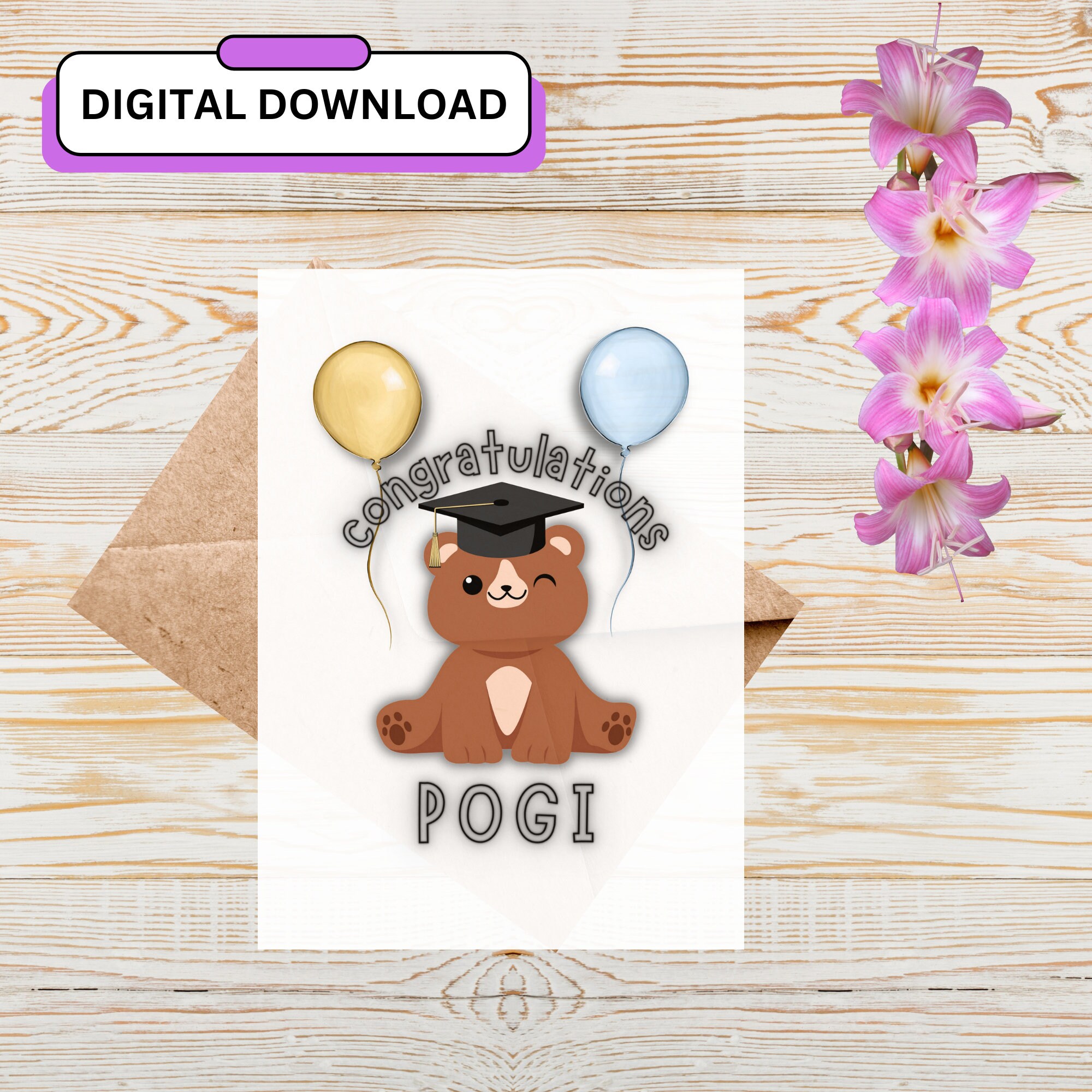 Congratulations Pogi, Congratulations Handsome in Tagalog, Cute Teddy ...