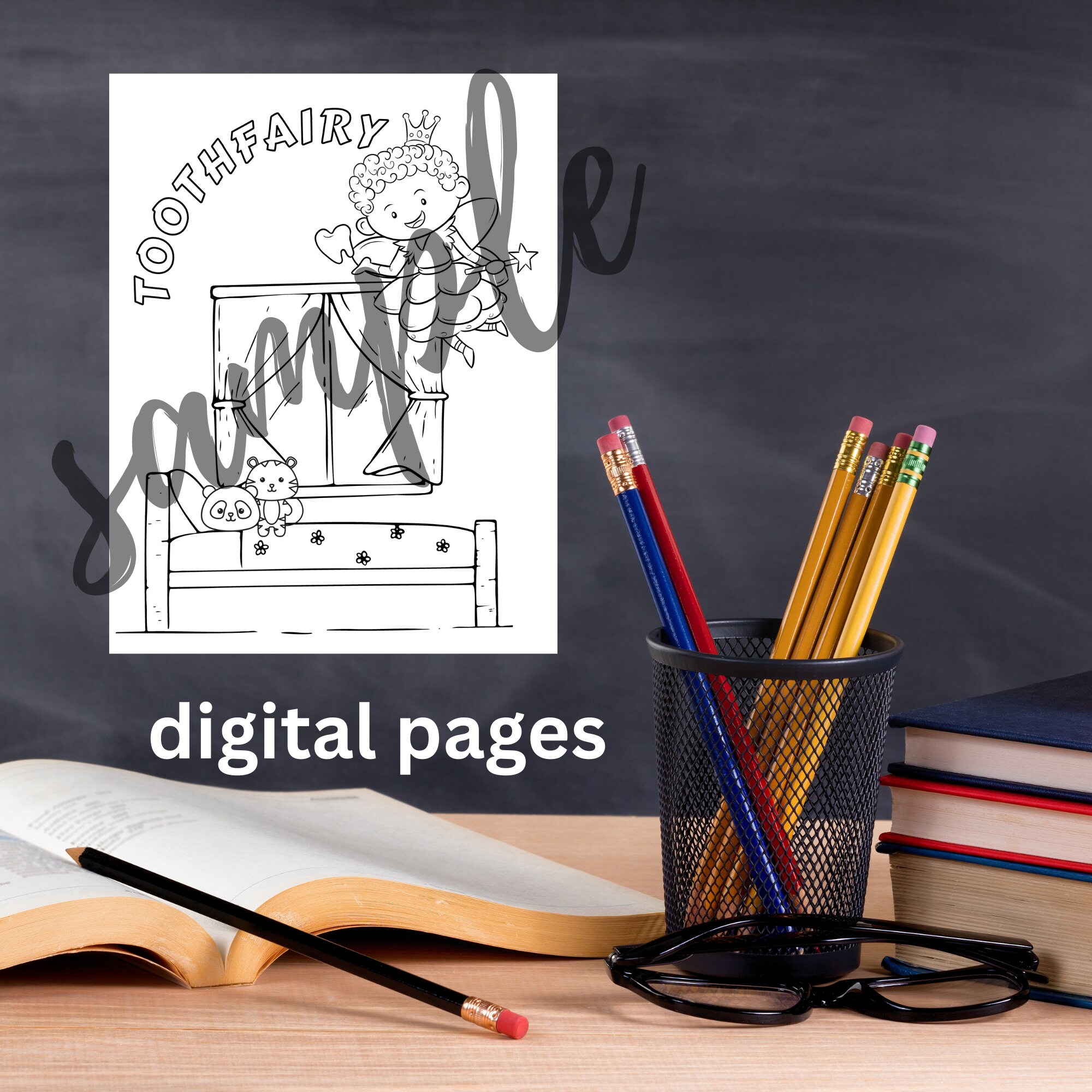 Set of 5 Kids Dental Hygiene Coloring Sheets, Printable Dental Coloring ...