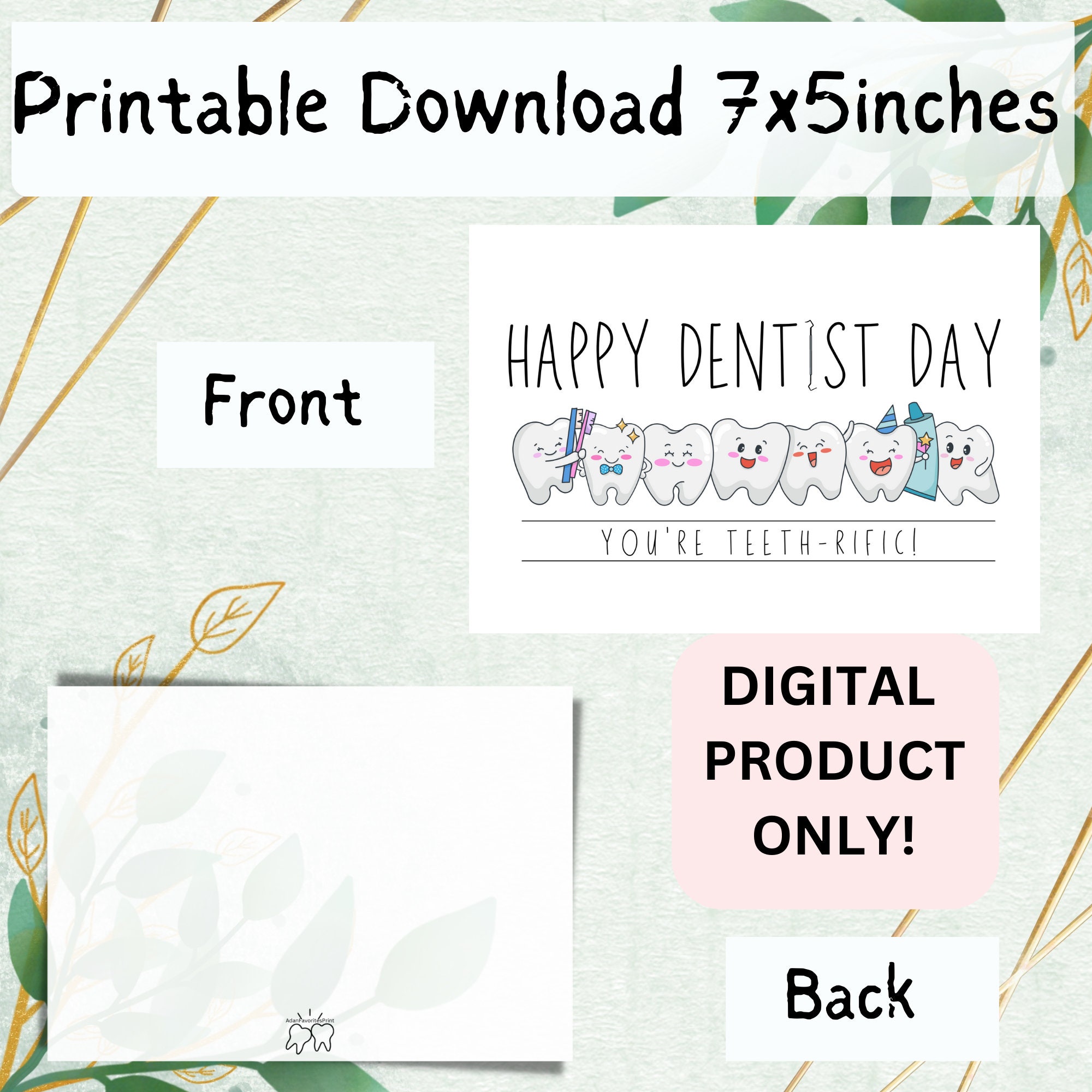 Happy Dentist Day, National Dental Appreciation, Dental Greeting, Funny ...