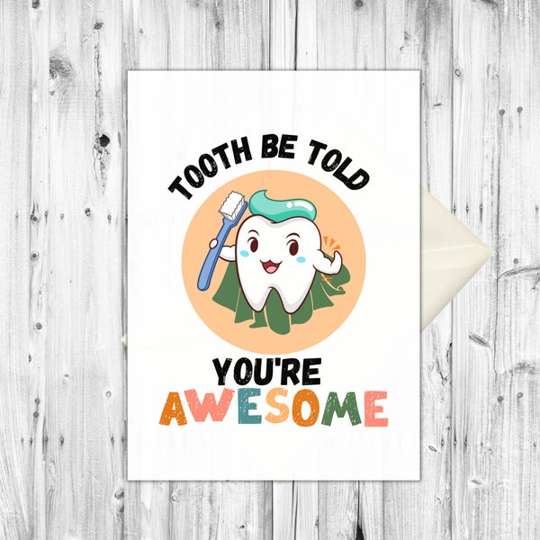 Best Tooth Be Told Card - Etsy