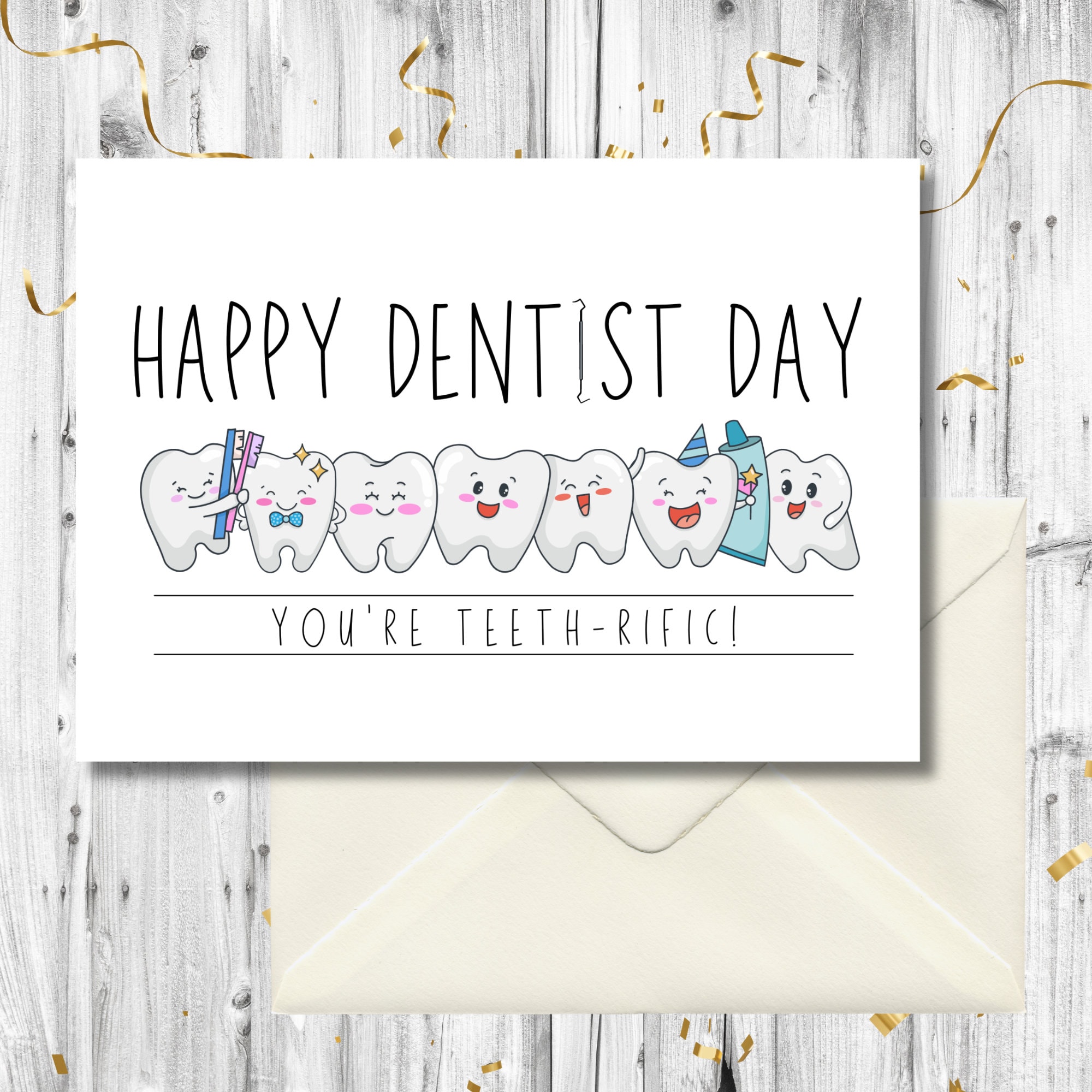 Happy Dentist Day, National Dental Appreciation, Dental Greeting, Funny ...