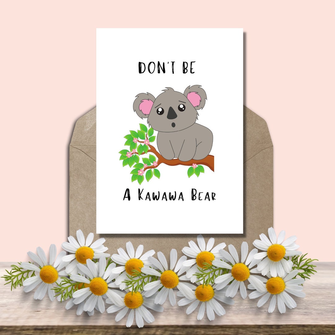Don't Be A Kawawa Bear, Sending Positive Vibes, Filipino Humor Greeting ...