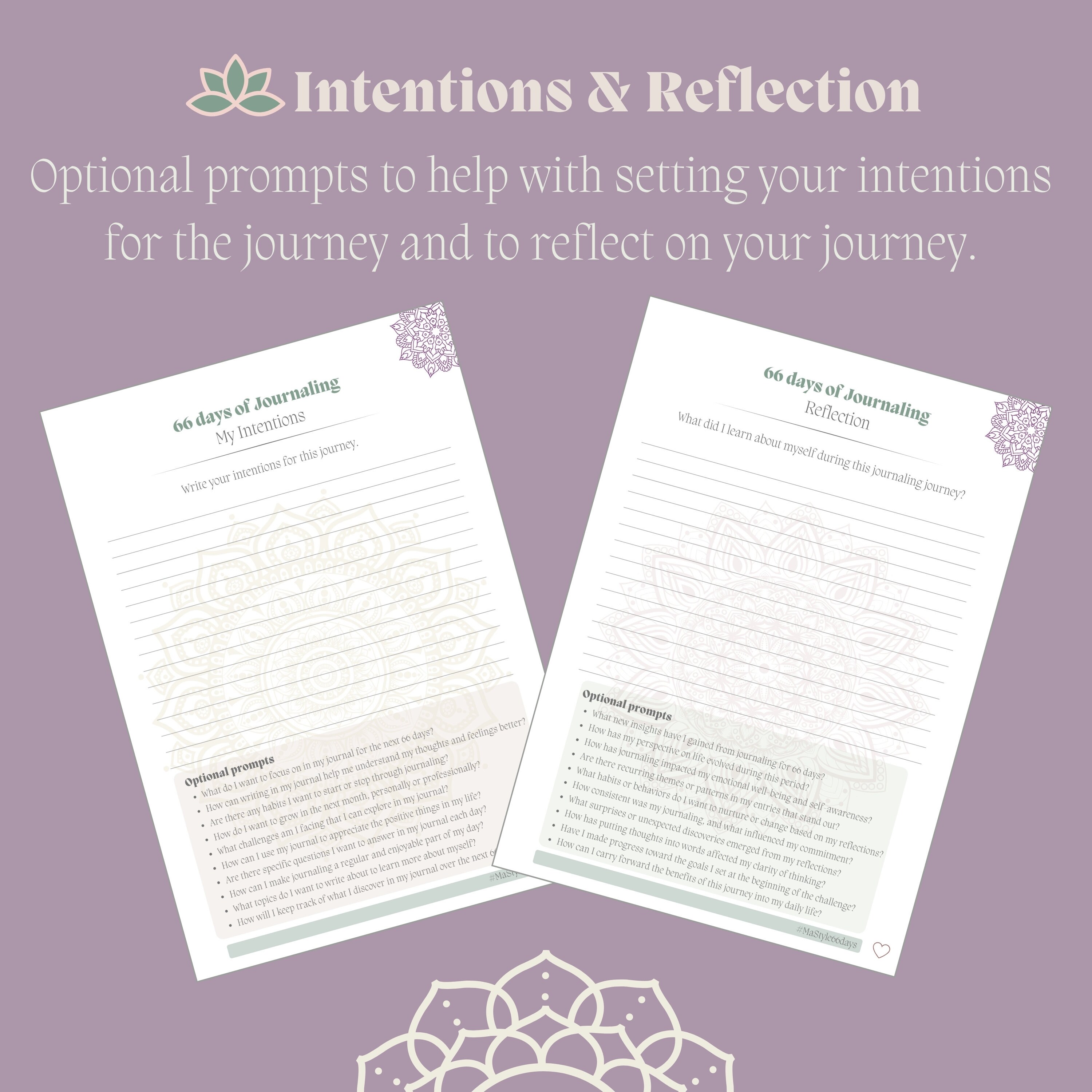 Fun Daily Journaling Tracker, Instant Digital Download, Habit ...