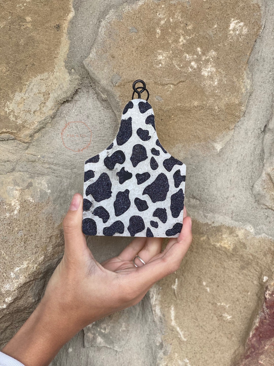 Cow Print Cow Tag Car Freshie, Cow Print Car Freshener, Custom Car ...