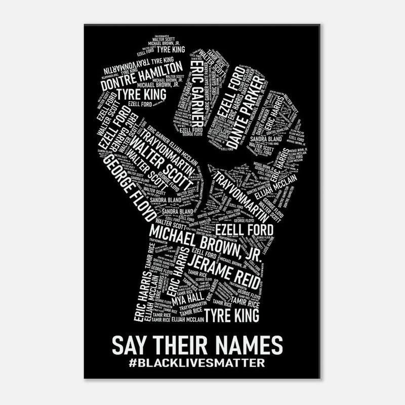 Black Lives Matter Poster - Etsy
