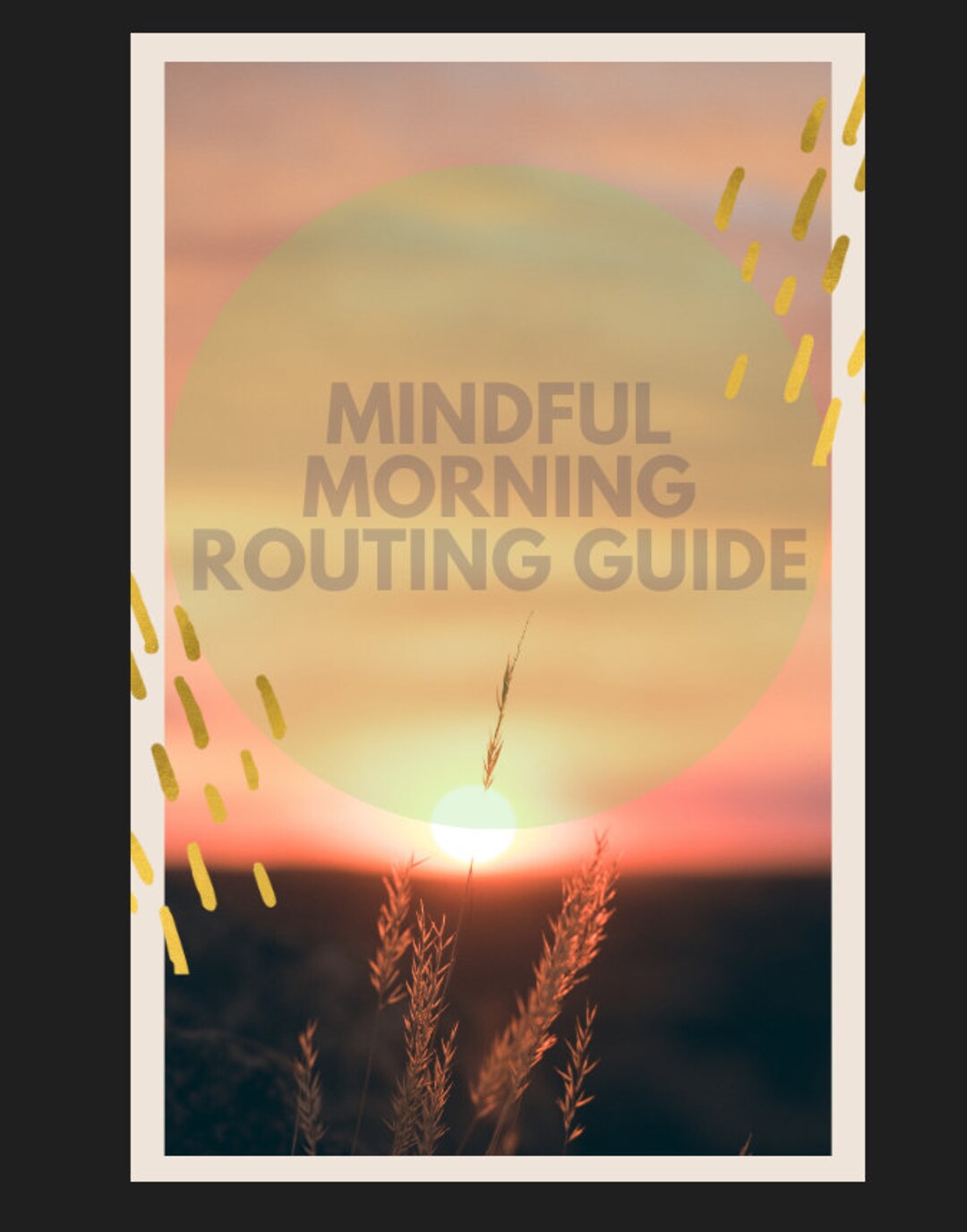Mindful Morning Routine a Quick Guide With Guiding Templates - Etsy