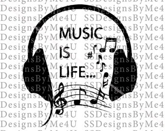 Music is Life - Etsy