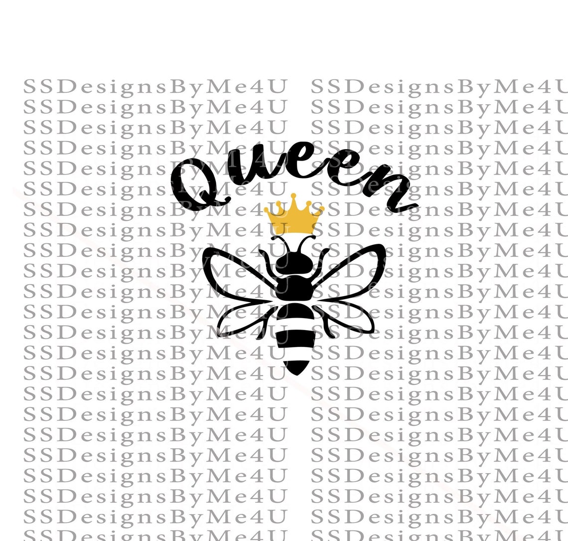 SVG, Queen Bee Svg, Queen Svg, Bee Svg, Pdf, Png, Jpg, Cricut ...