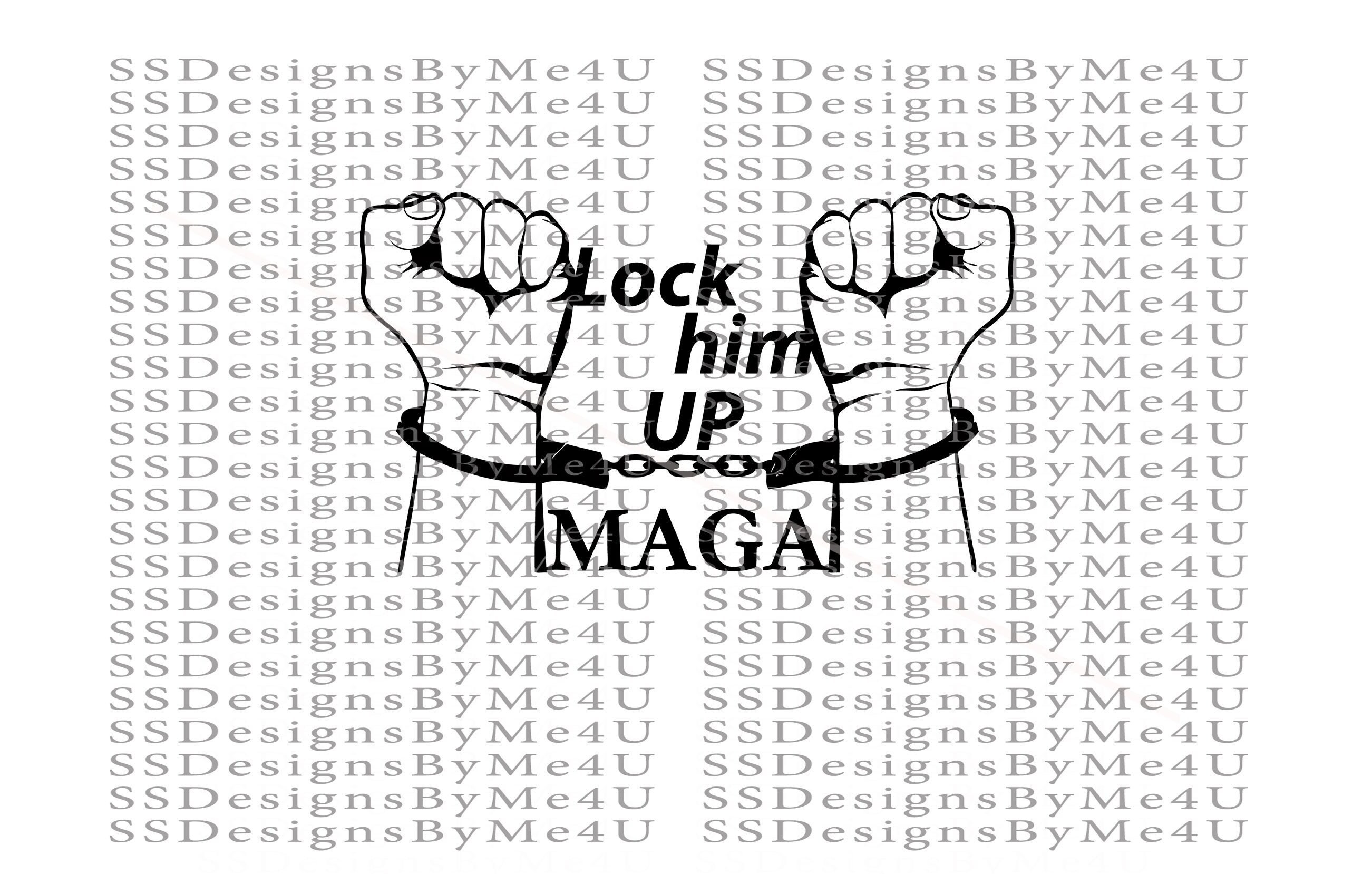 SVG, Lock Him up MAGA Svg, Make America Great Again Svg, Donald Trump ...