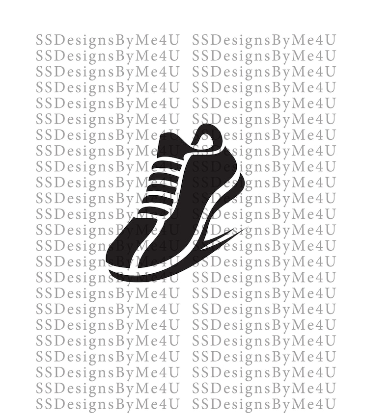 SVG, Running Shoe, Sneakers, Track and Field, Pdf, Png, Jpg, Cricut ...