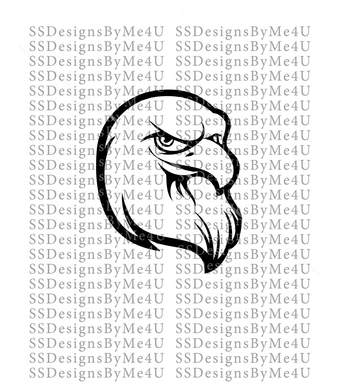 SVG, Eagle, Mascot, Pdf, Png, Jpg, Cricut Silhouette, Digital Download ...