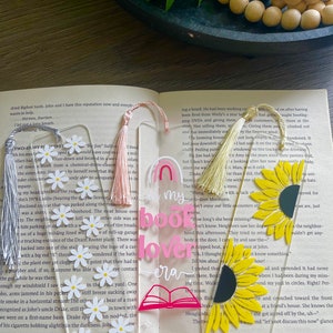 Summer Theme Bookmarked | Daisy |in My Book Lover Era |sunflower ...