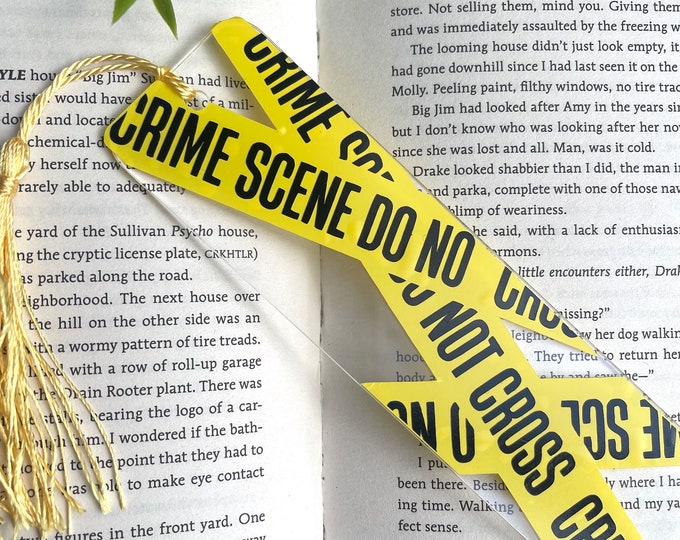 Murder Mystery Book Club Bookmark Spooky Bookmark Mystery Thriller ...