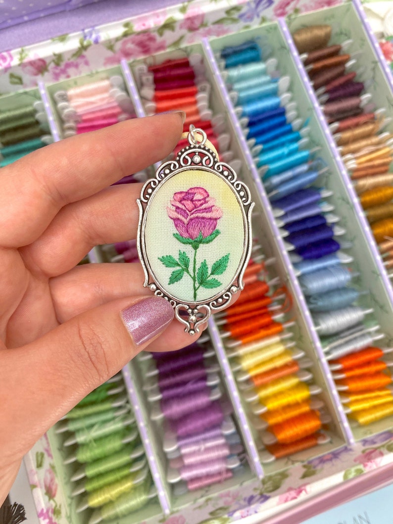 Make Your Own Embroidered Pendants PDF Pattern With 14 Different ...