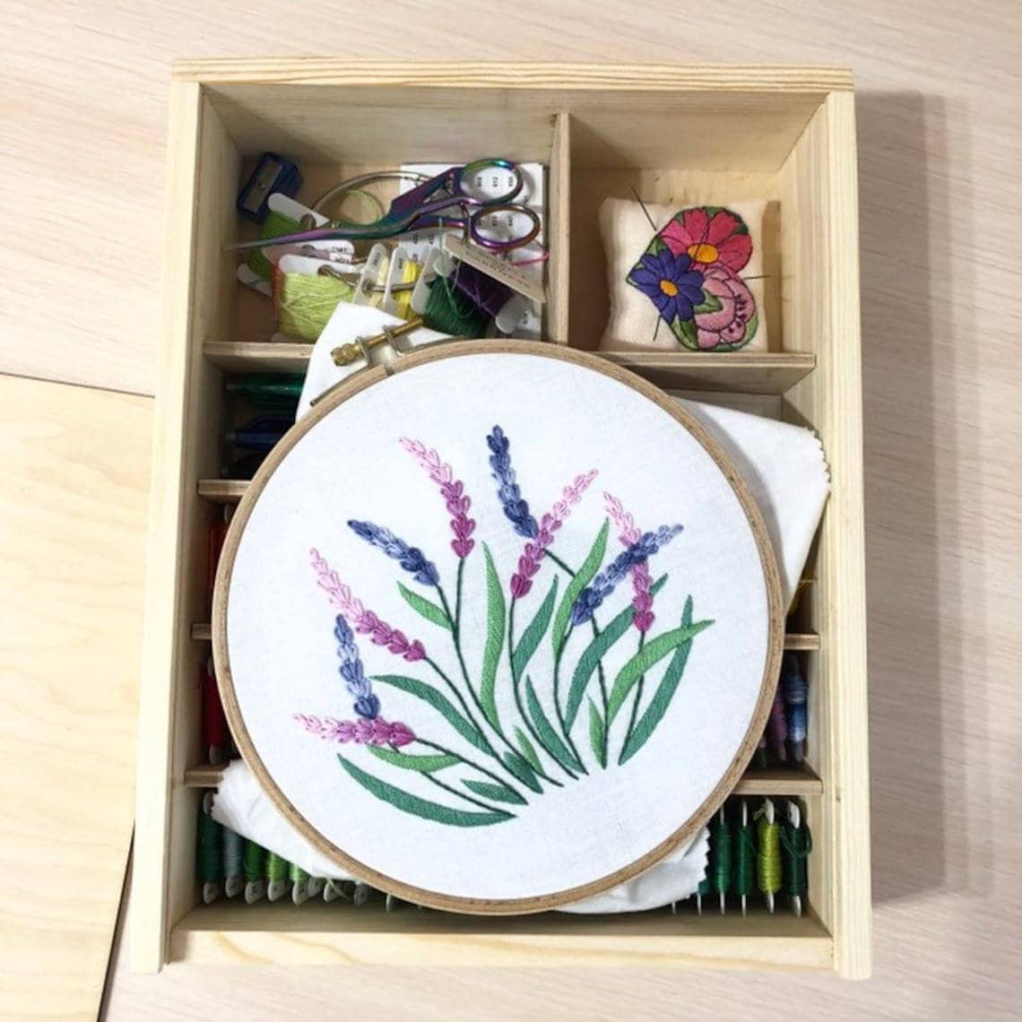 Lavender Hand Embroidery Pattern Digital Download PDF Detailed ...