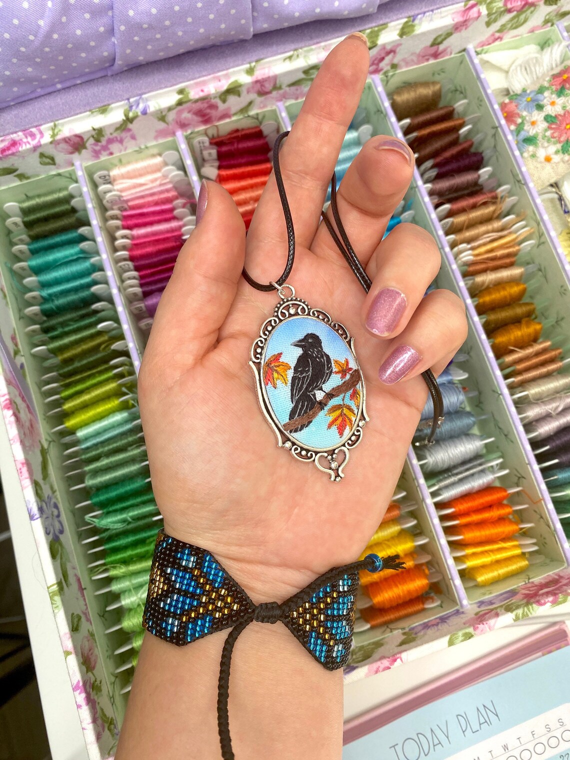 Make Your Own Embroidered Pendants PDF Pattern With 14 Different ...