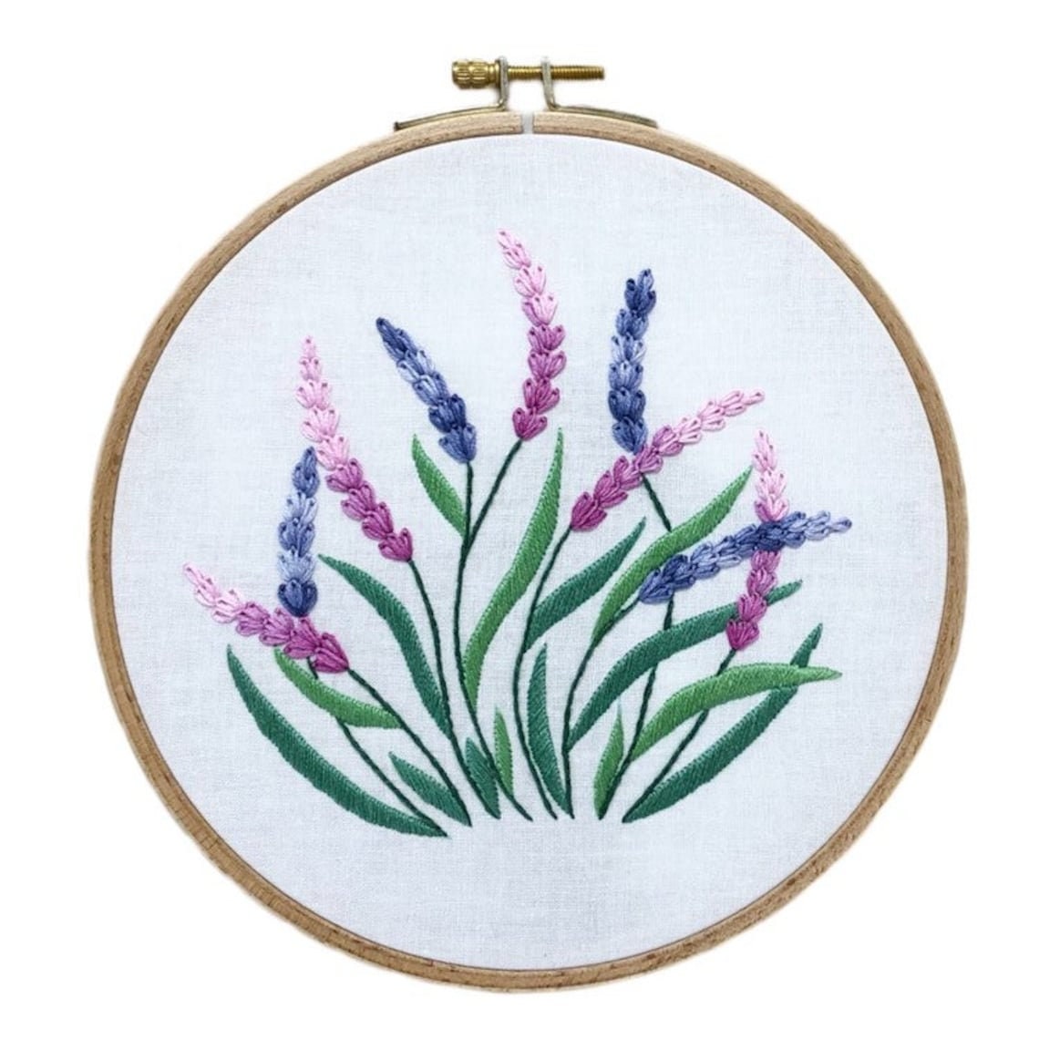 Lavender Hand Embroidery Pattern Digital Download PDF Detailed ...