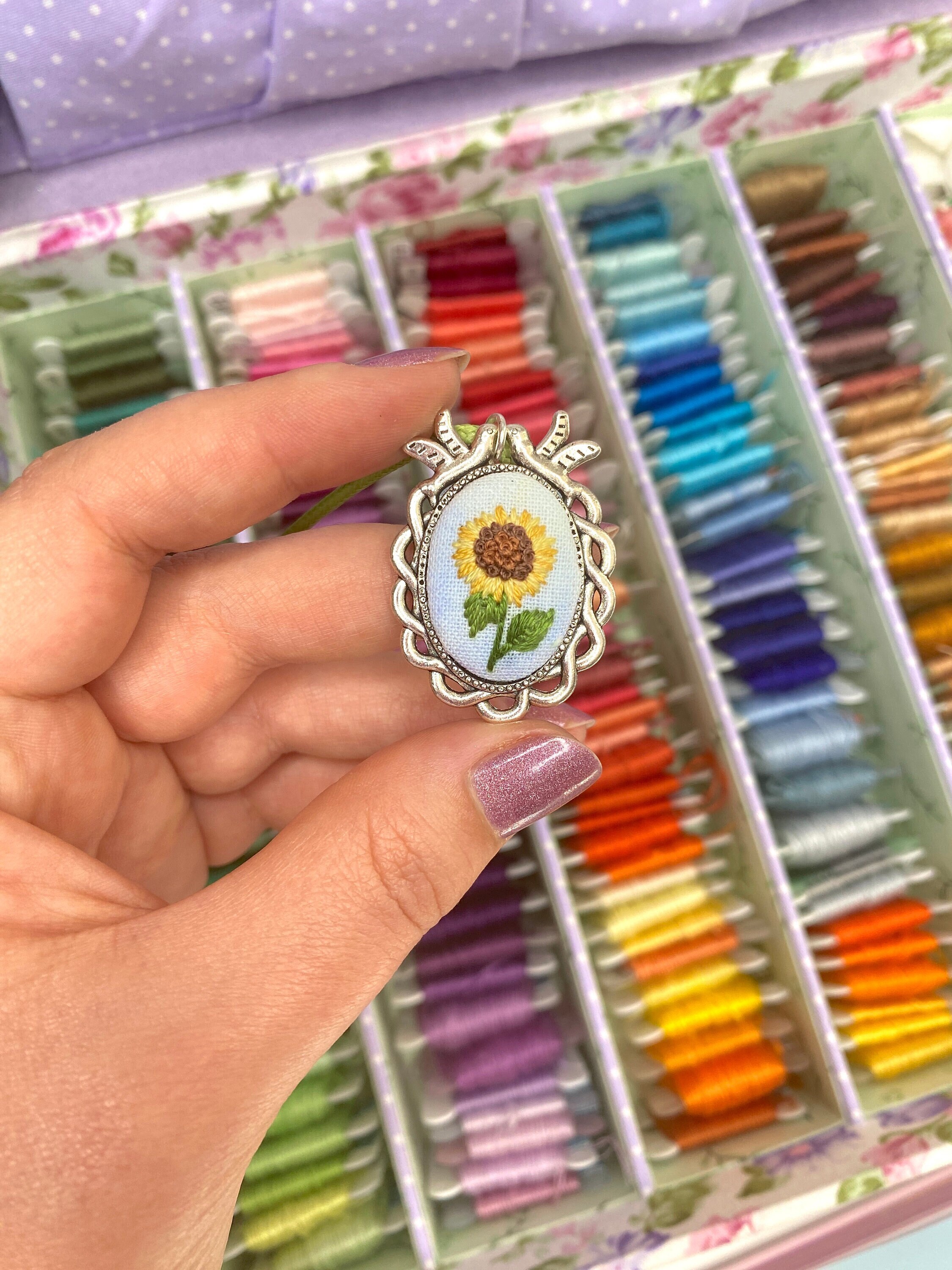 Make Your Own Embroidered Pendants PDF Pattern With 14 Different ...