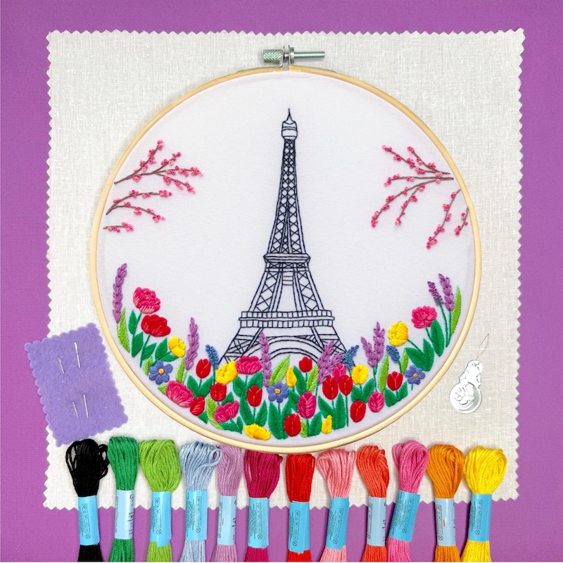 Paris Embroidery - Etsy