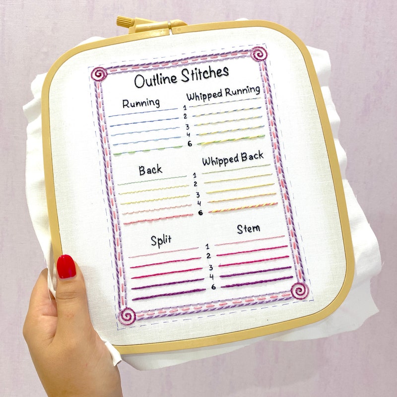 Embroidery Stitch Book - Etsy